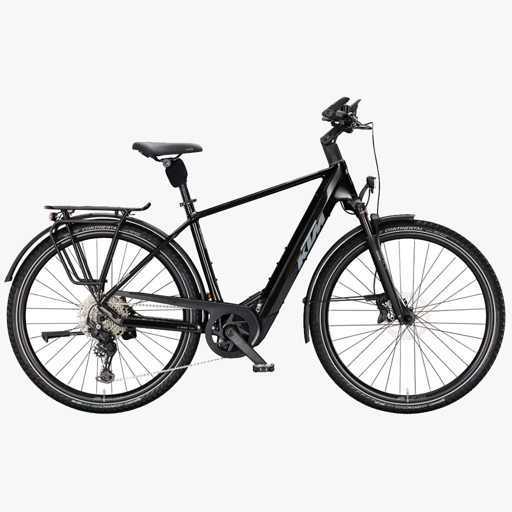 Bicicleta eléctrica de Trekking | KTM Macina Style 830 H Diamonds Black ...