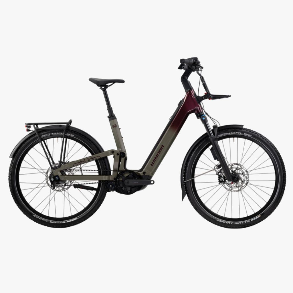 Bicicleta eléctrica de Trekking | Winora Sinus FS R5f Pro Low sand ...