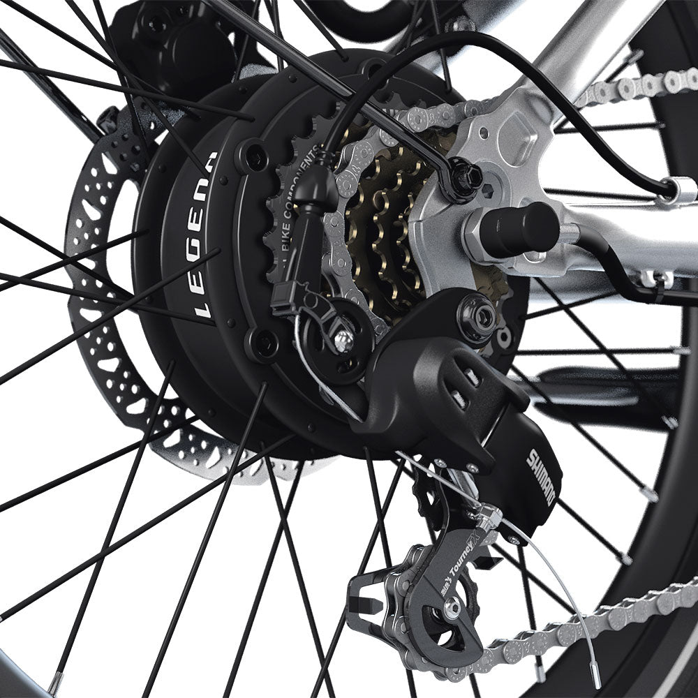 Bicicleta eléctrica Legend Monza Negra – LaBosch